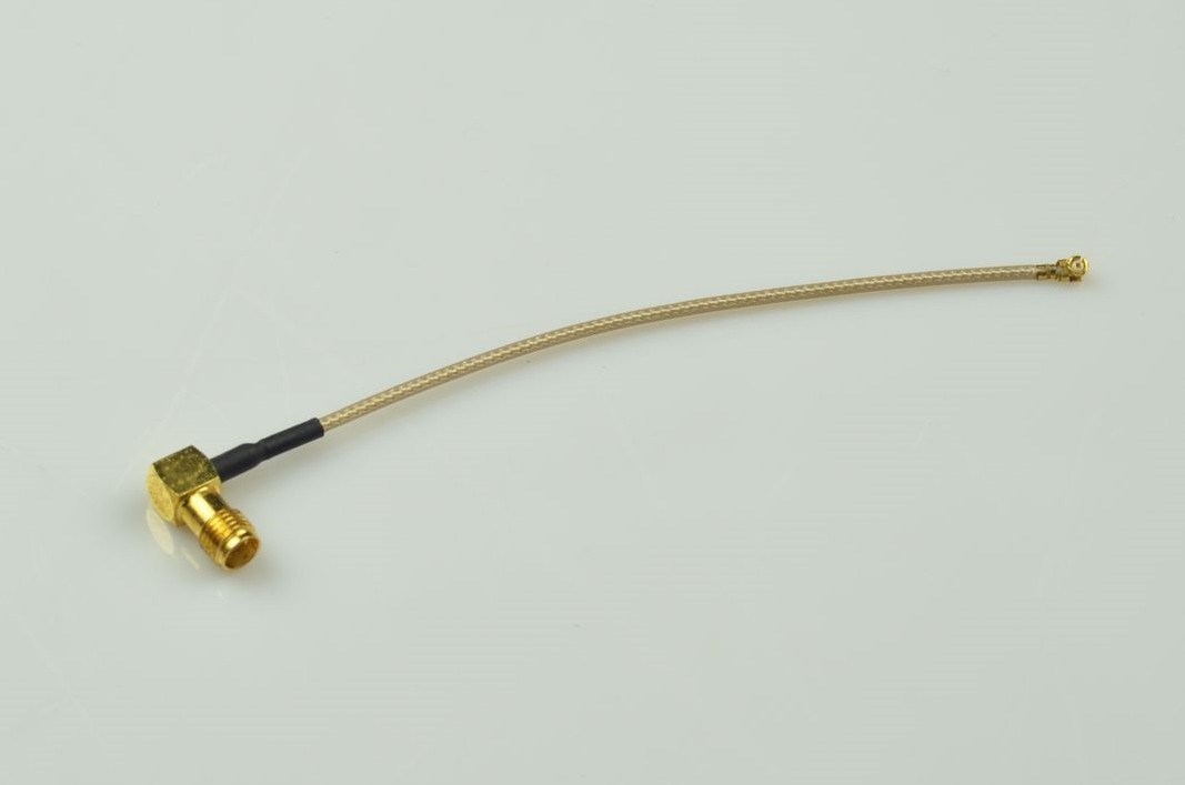 RF Cable SMA Female Right Angle To UFL connector With RG 178 Coaxial Cable